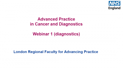 London Webinars and Recordings - Advanced Practice