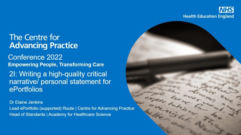 ePortfolio Resources - Advanced Practice