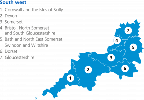 Maps of Advancing Practice Regional Faculties - Advanced Practice