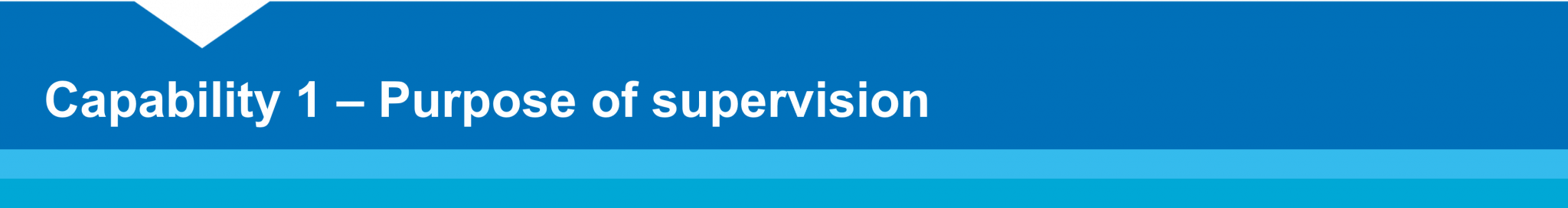 East of England supervision training resources - programme workbook - Advanced Practice